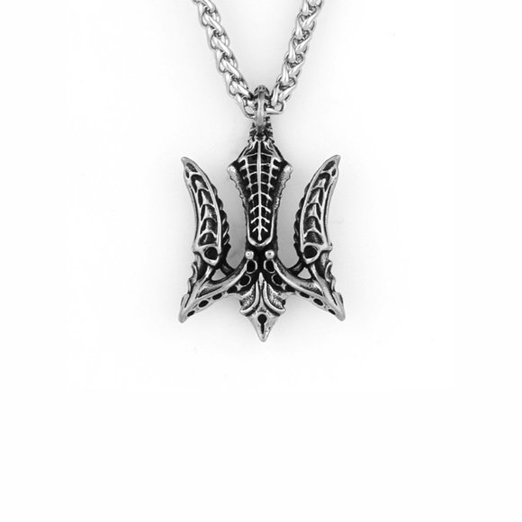 Accessories | Alien Poseidon Trident Stainless Steel Pendant Necklace ...